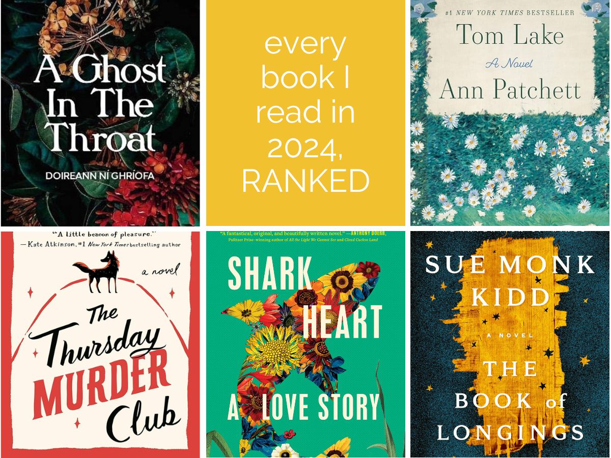 Every Book I Read in 2024, Ranked: The Very Best Books, Honorable ...